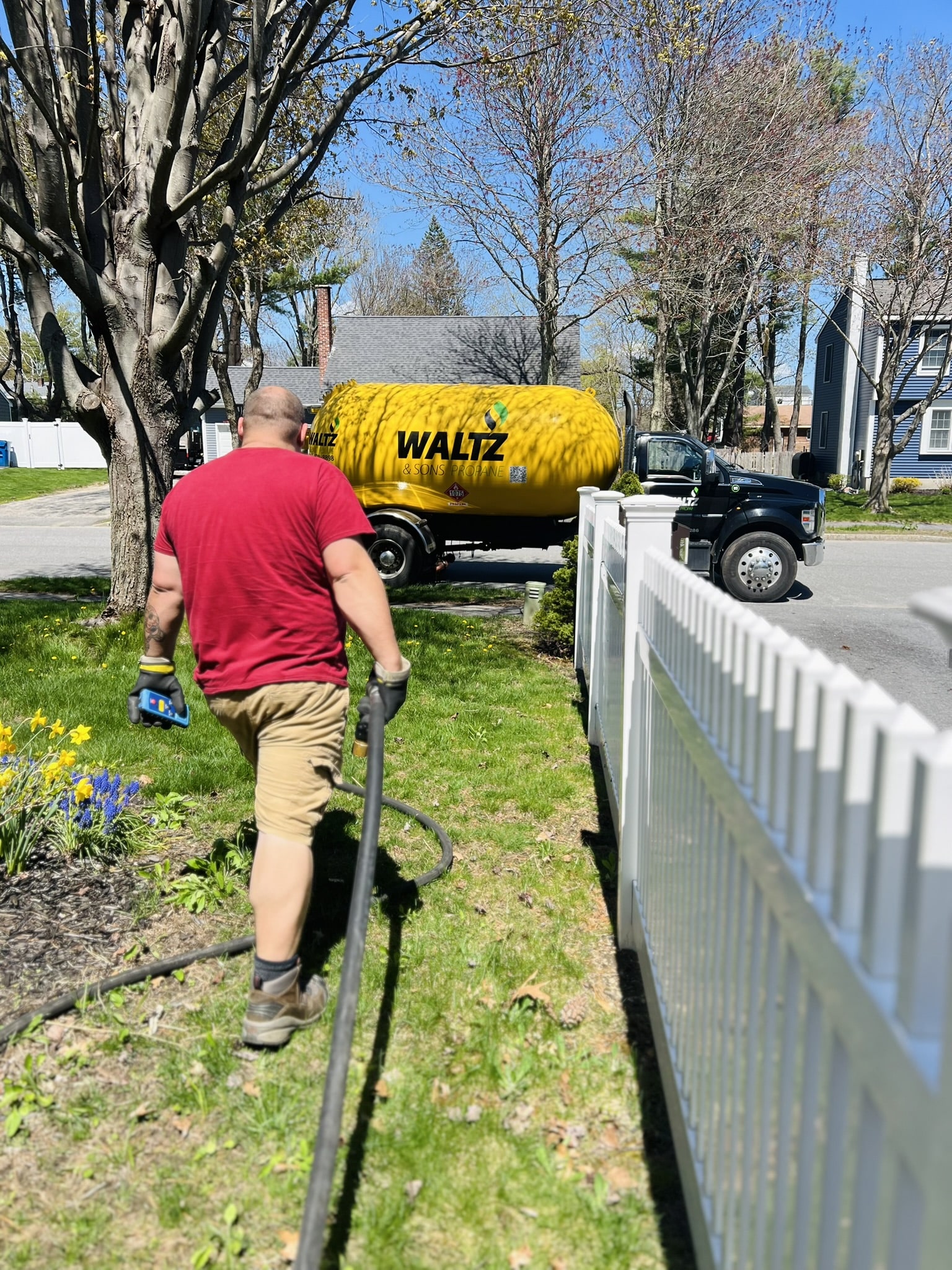 Propane tank delivery store